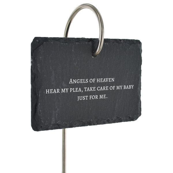 Happy Larry Letendre Angels of Heaven Memorial Plaque | Wayfair.co.uk