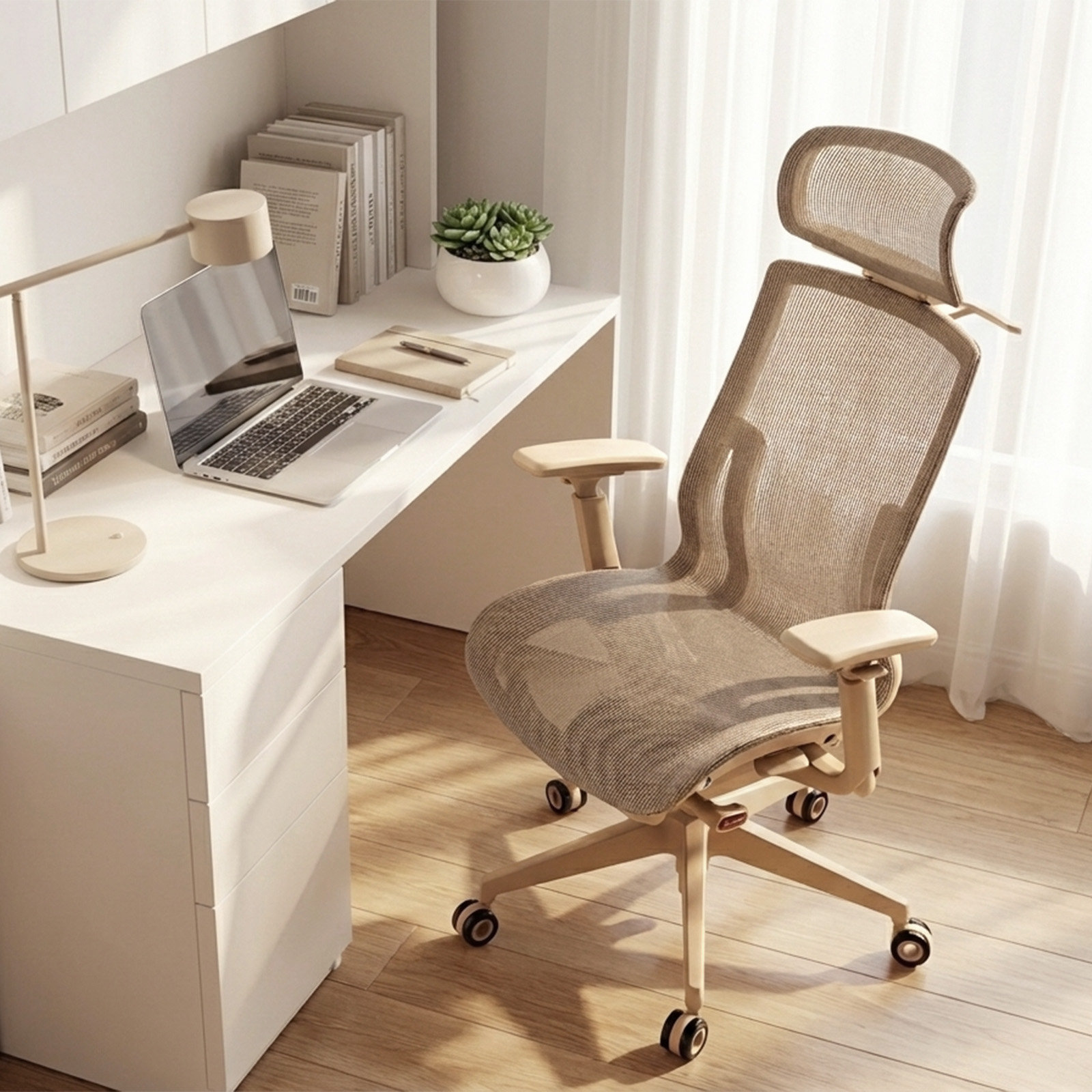 Ivy Bronx Nouhaus Airex Ergonomic Office Chair, Mesh Office Desk Chairs ...