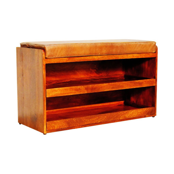 Loon Peak® Multi-functional Hide Pull out Shoe Storage Bench Sturdy And ...