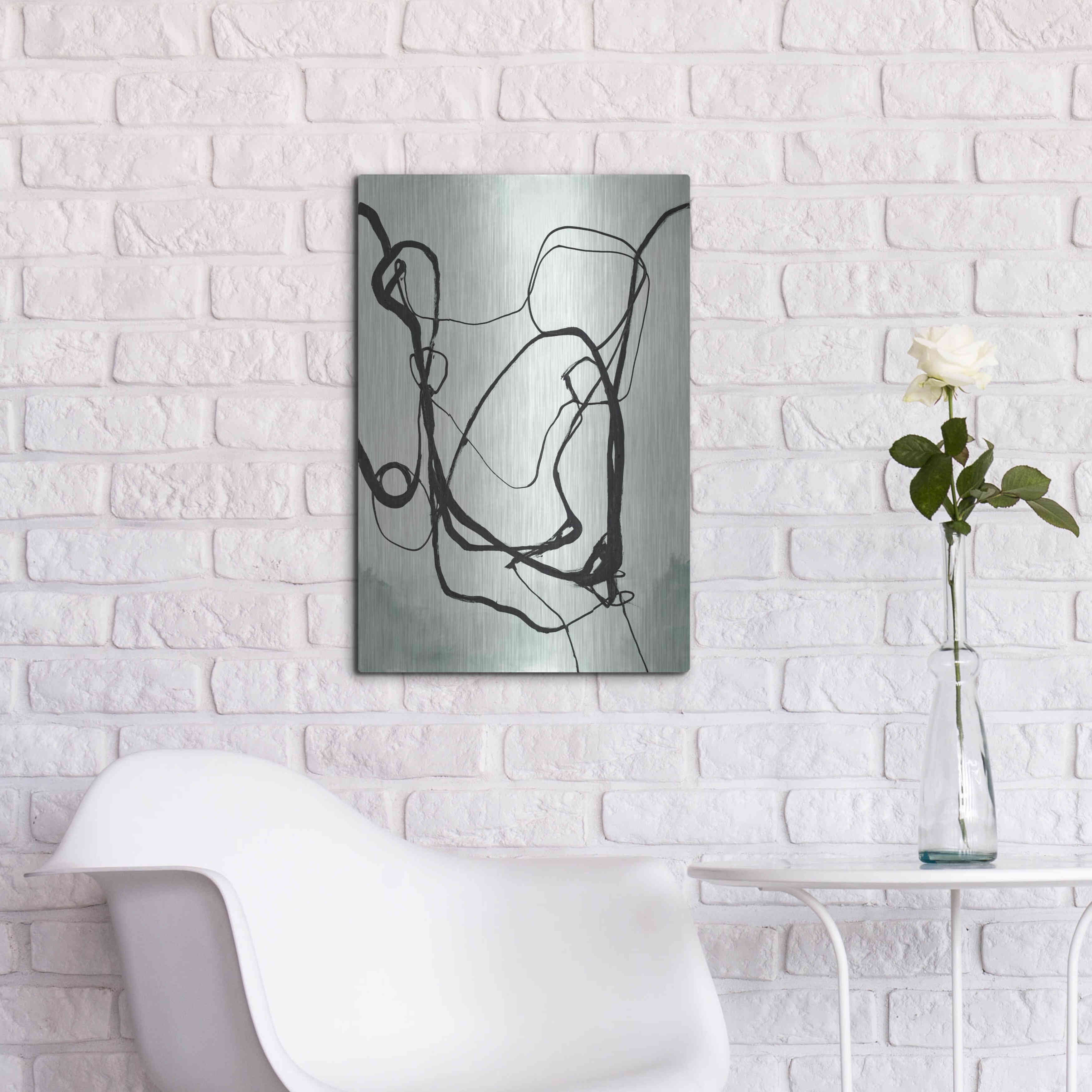 Brayden Studio® 'Fine Line 2' by Design Fabrikken, Metal Wall Art, MTL ...
