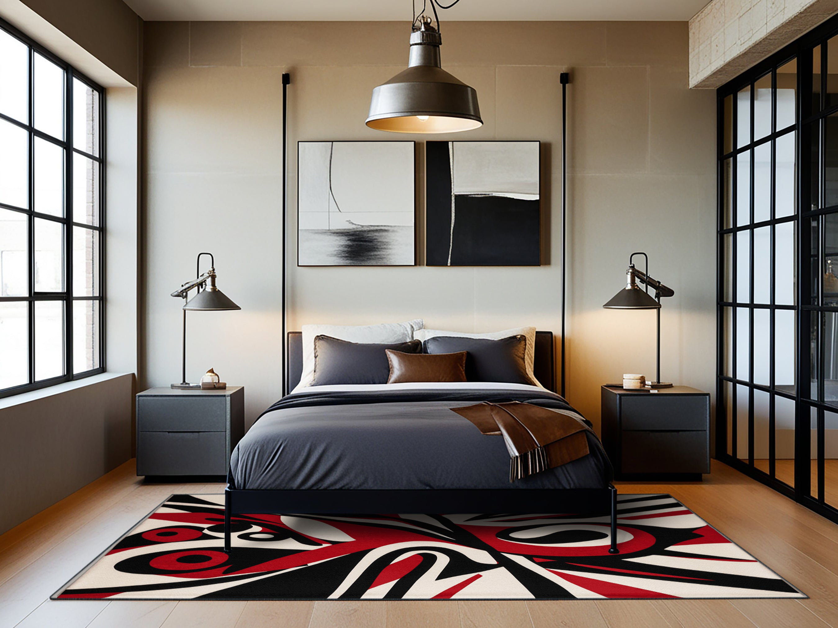 Wrought Studio Crimson Radiance Rug - Wayfair Canada