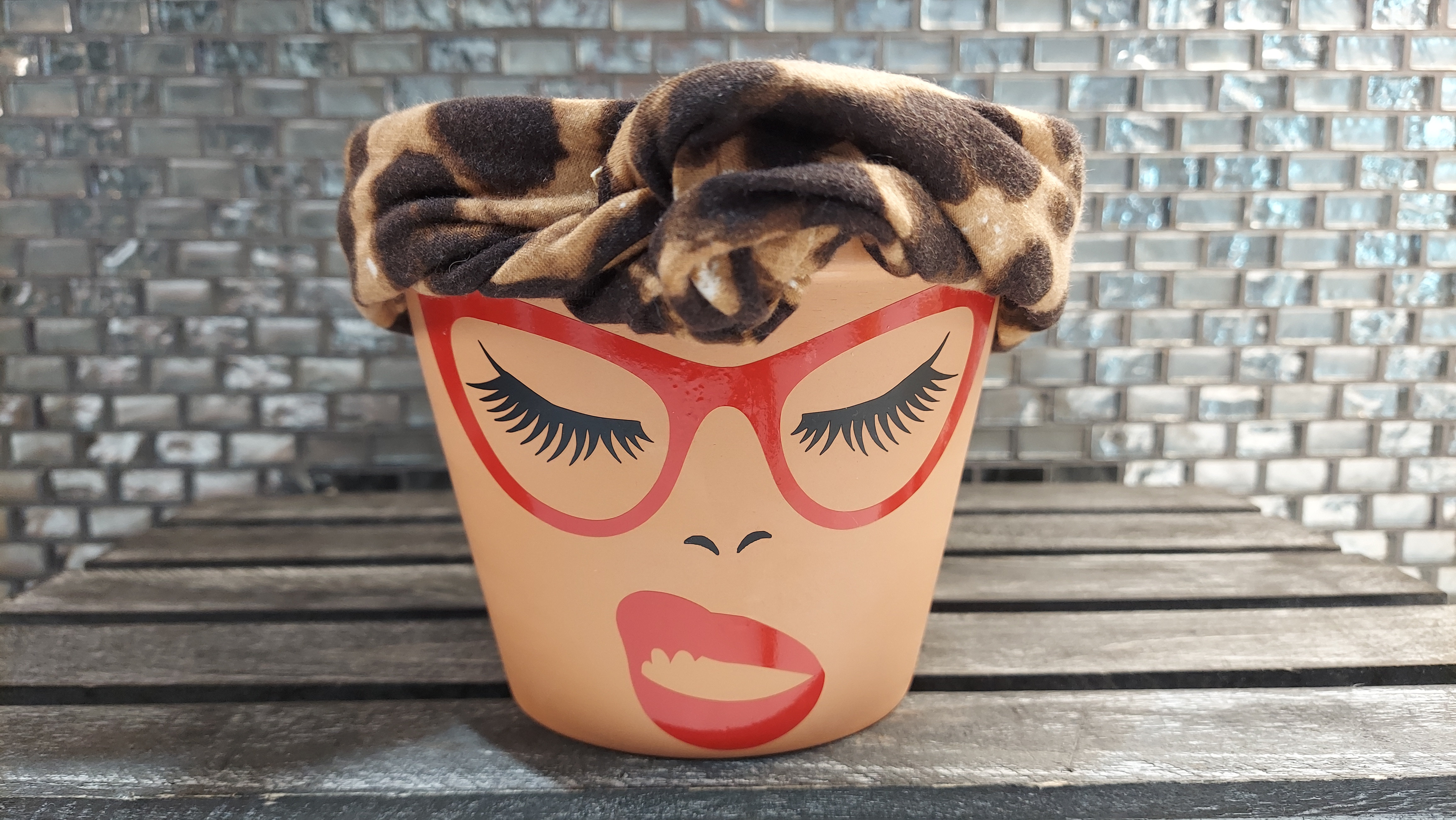 Sassy Soul Sister, pot à fleurs avec tête de drainage, pot à fleurs ...