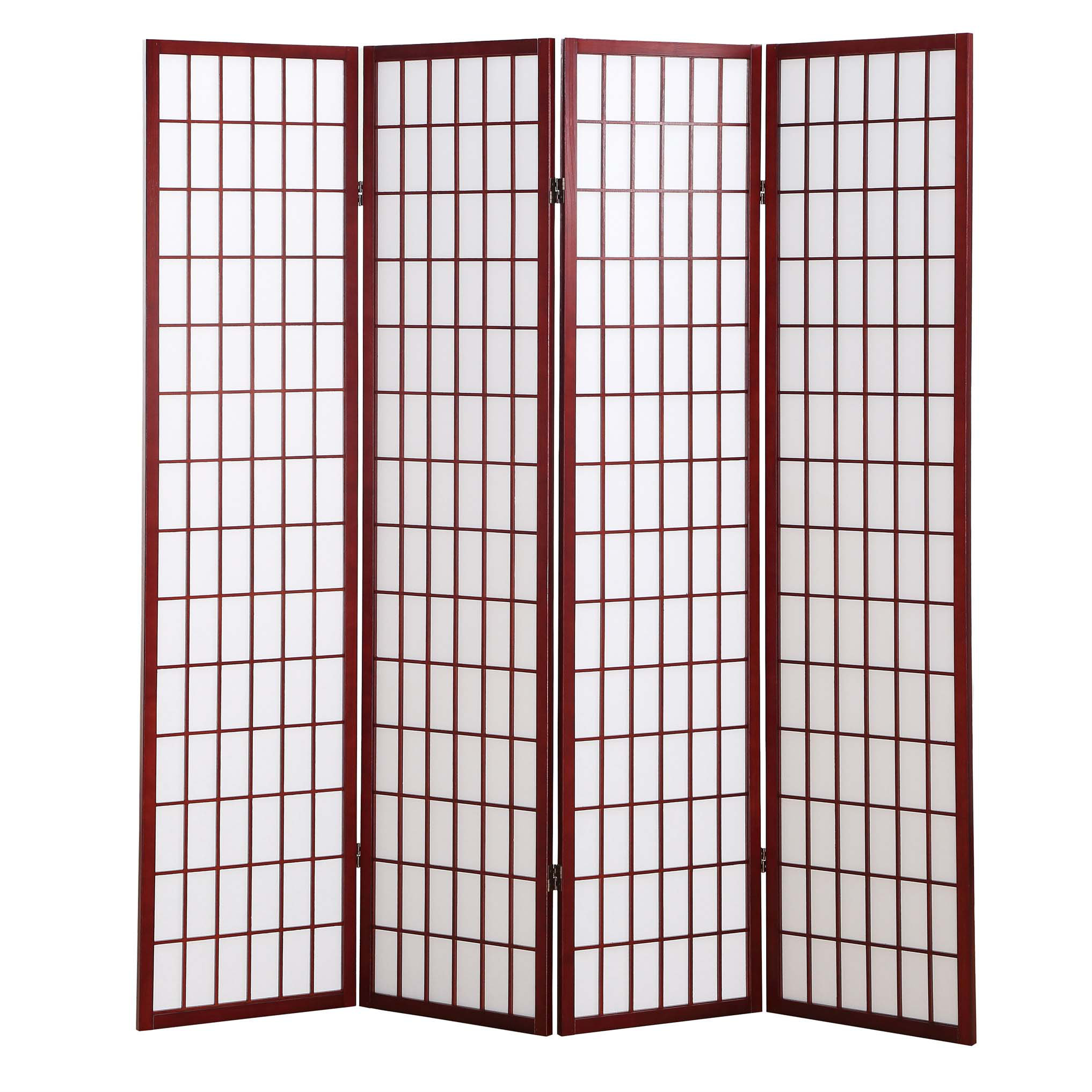 Ebern Designs Sevasta 72'' W x 72'' H 4 - Panel Wood Room Divider | Wayfair