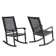 Lark Manor Alekper Outdoor Rocking Solid Wood Chair & Reviews | Wayfair