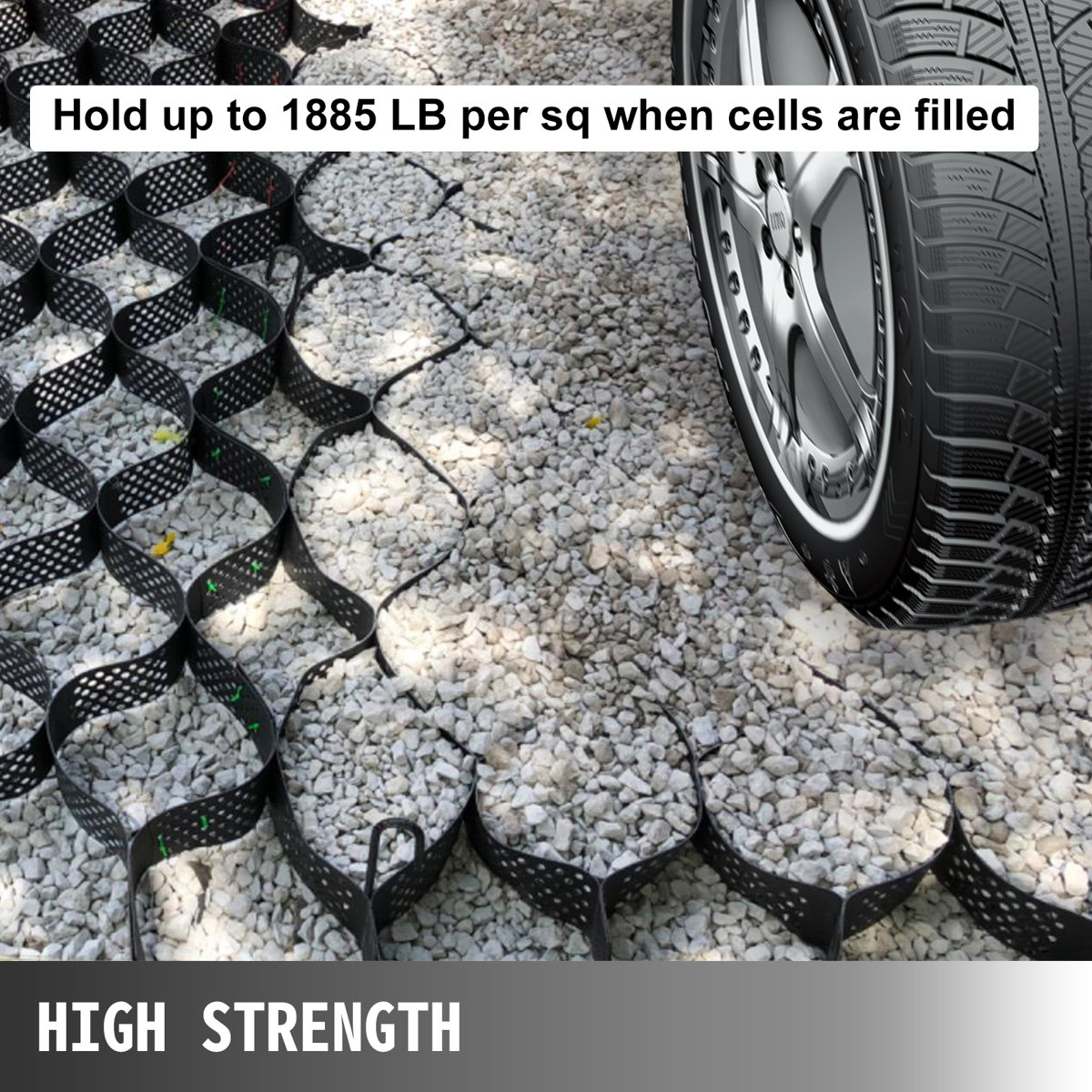 VEVOR 9x17 ft Geo Grid Ground Grid, 4 inch Height & Reviews - Wayfair ...