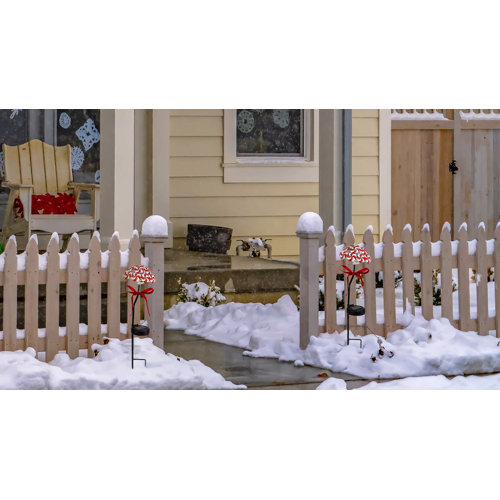 The Holiday Aisle® Peppermint Candy Garden Stake & Reviews | Wayfair