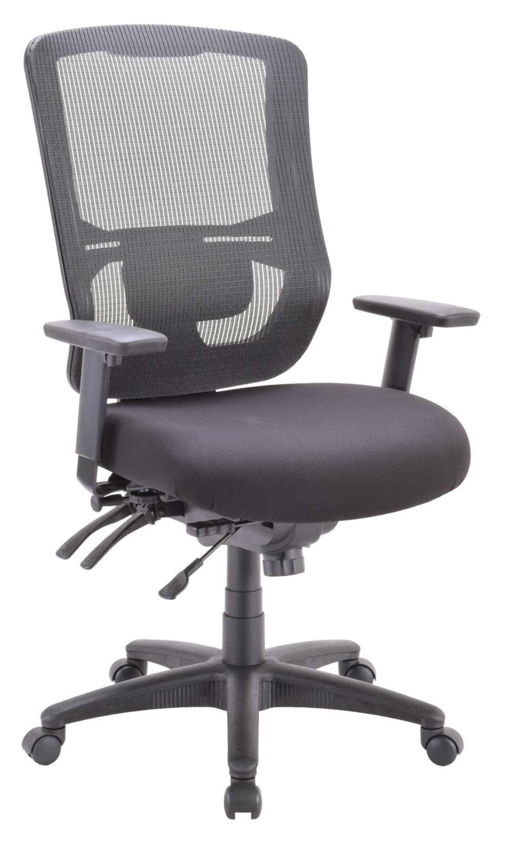 Eurotech Seating Apollo II Multi-Function High Back Task Chair with Adjustable Lumbar Pad | Wayfair