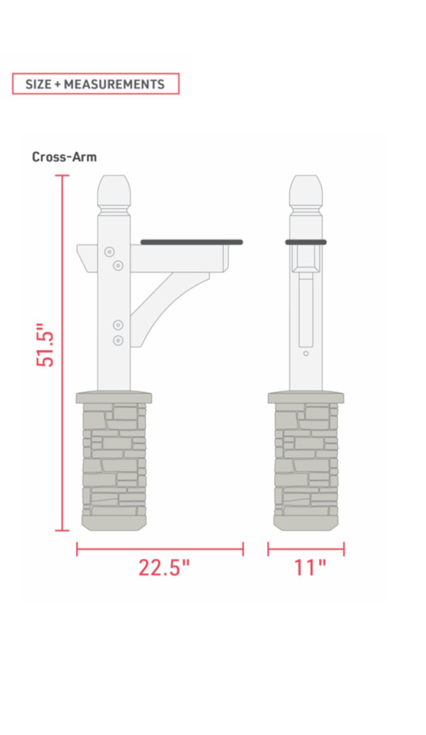 PAK Premium Mailbox Post Cross-arm Classic & Reviews | Wayfair