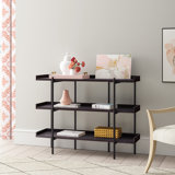 17 Stories Ehren 36.25" H x 47.25" W Metal Etagere Bookcase & Reviews ...
