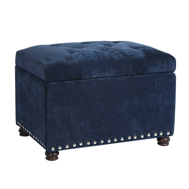 Charlton Home® Cosmas Upholstered Ottoman | Wayfair