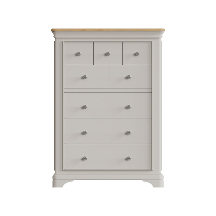 Ophelia & Co. Joulon 8 - Drawer Chest of Drawers. Solid Wood. Oak Top ...