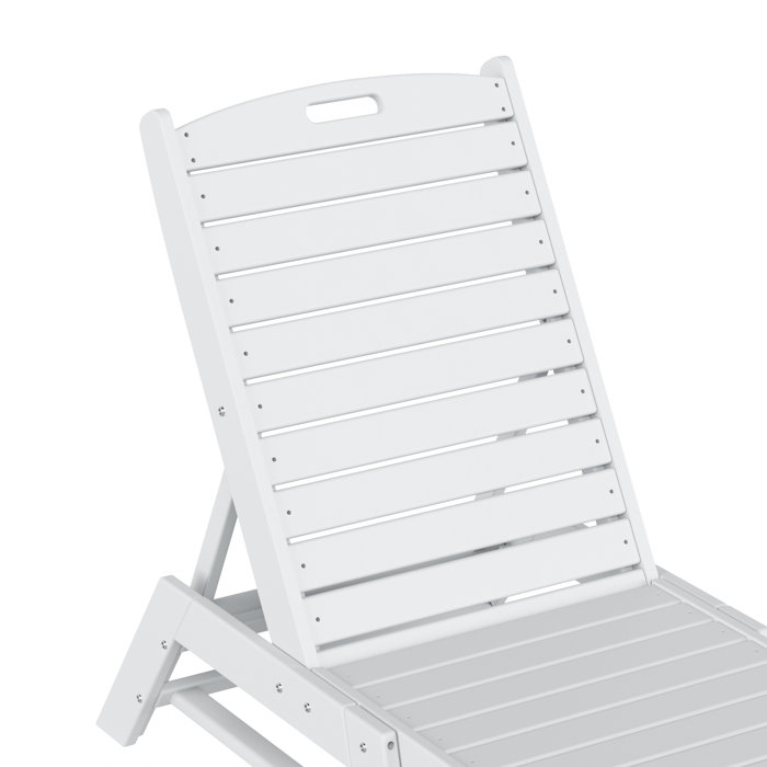 Lark Manor Alfea Outdoor HDPE Chaise Lounge & Reviews | Wayfair