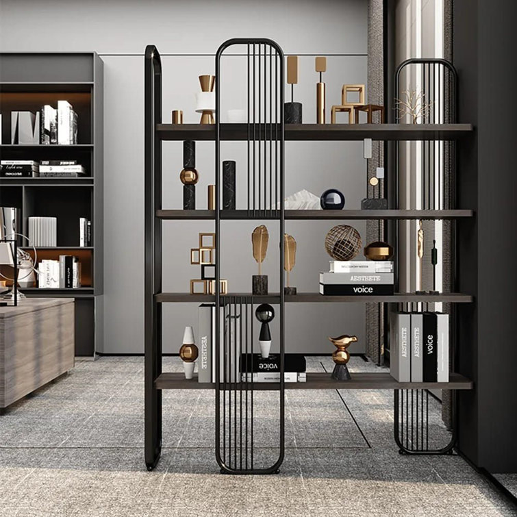 Bless international Geometric Bookcase & Reviews | Wayfair