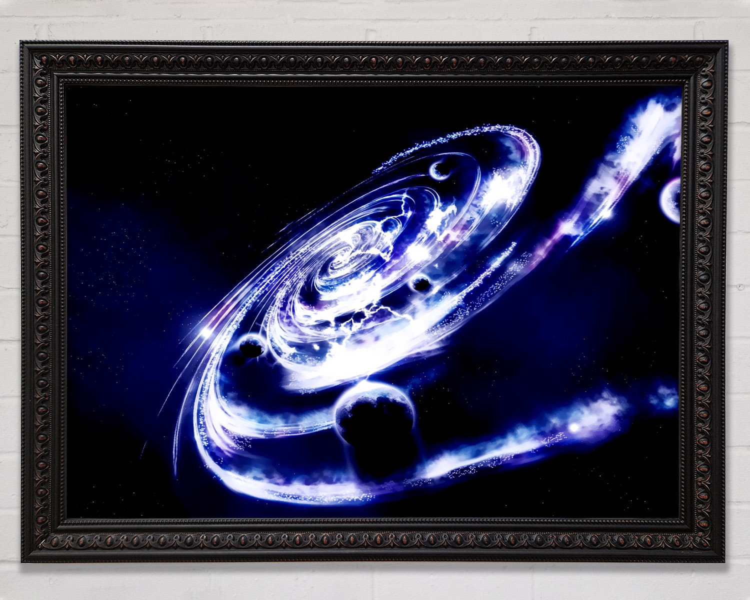 Bright Star Beyond The Galaxys - Single Picture Frame Art Prints ...