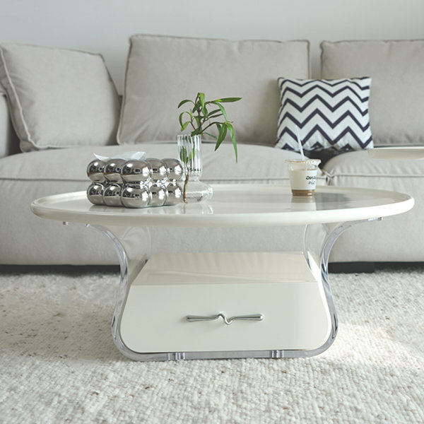 HIGH CHESS Table basse de style crème Table basse de salon créative en ...