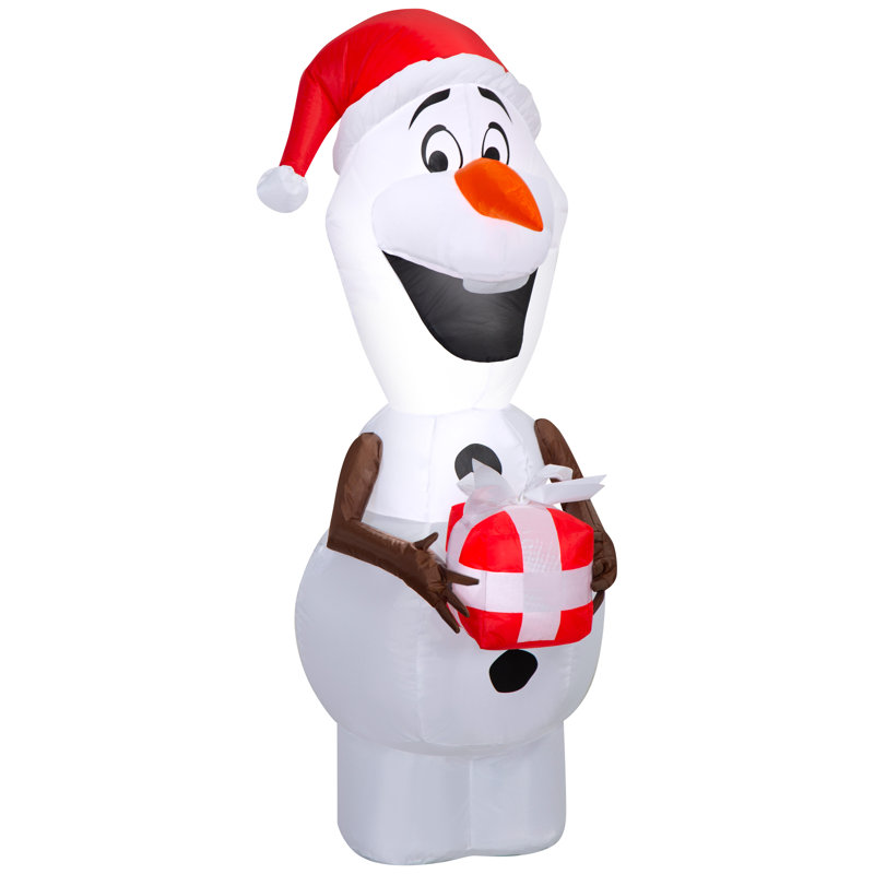 Gemmy Industries Airblown Holiday Olaf Disney | Wayfair