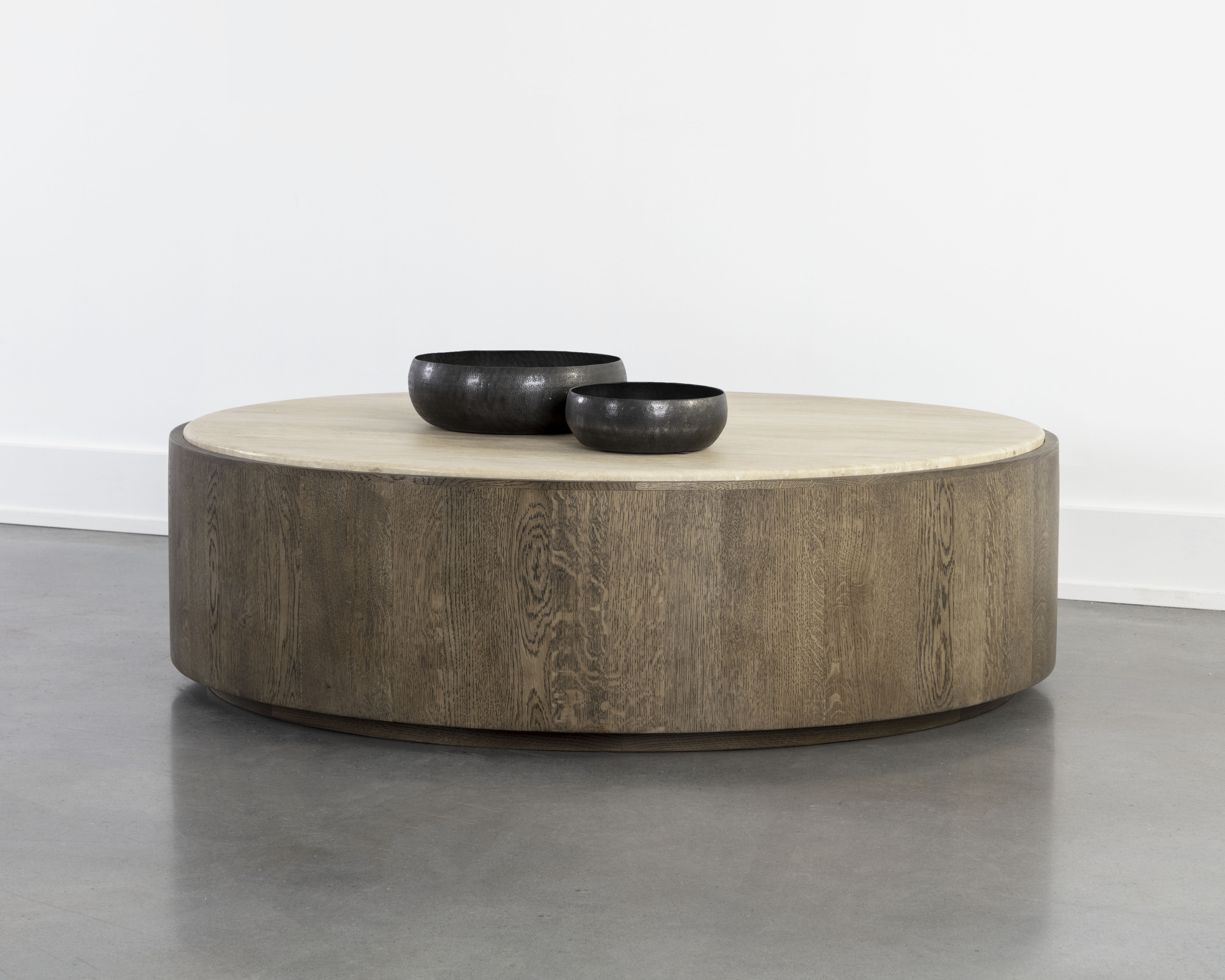 Millwood Pines OBERON COFFEE TABLE - LARGE - Taupe | Wayfair