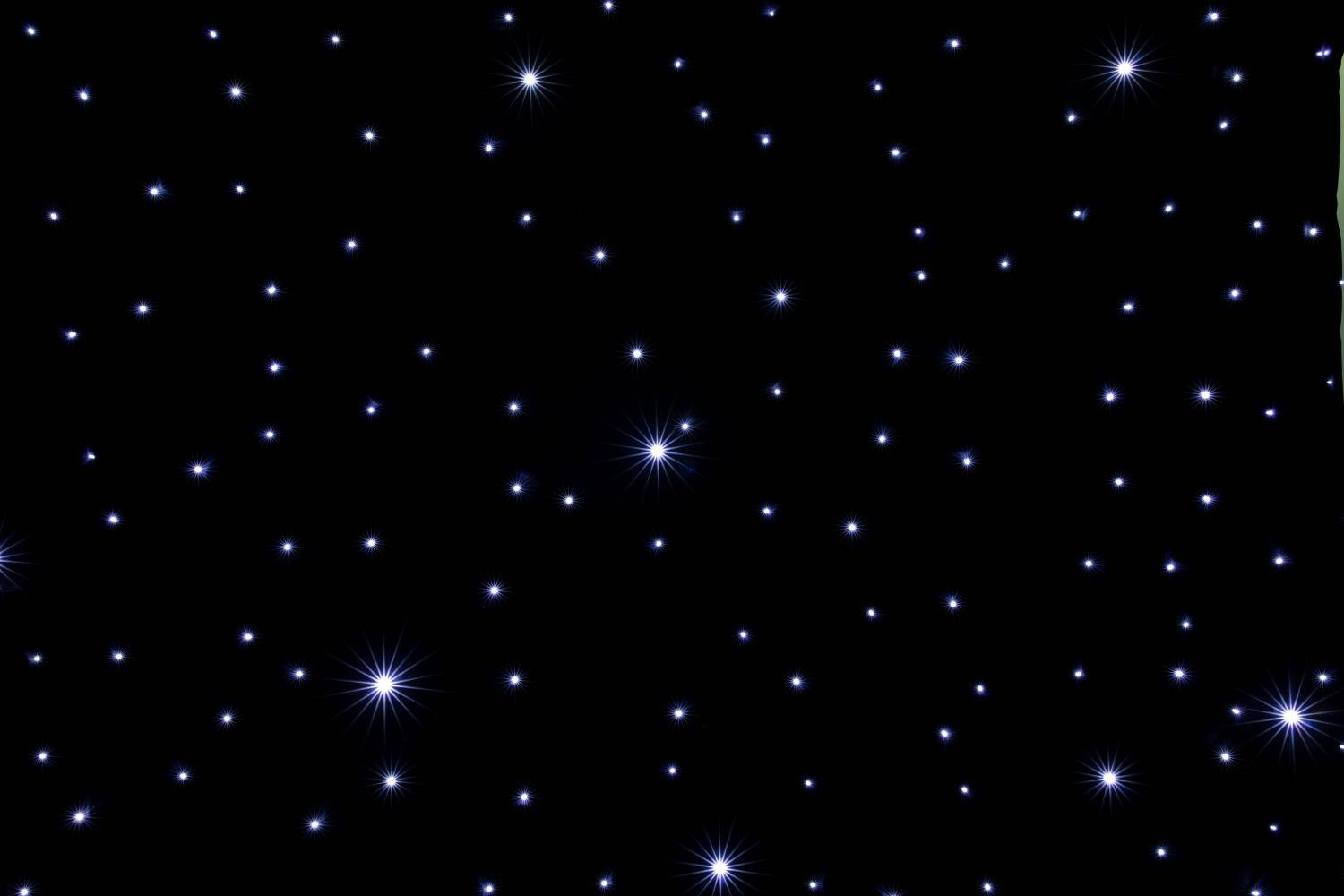 The Holiday Aisle® 13ft x 13ft LED Starlight Stage Curtain Backdrop ...