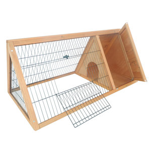 Tucker Murphy Pet™ Maurice Outdoor Triangular Animal Rabbit Hutch ...