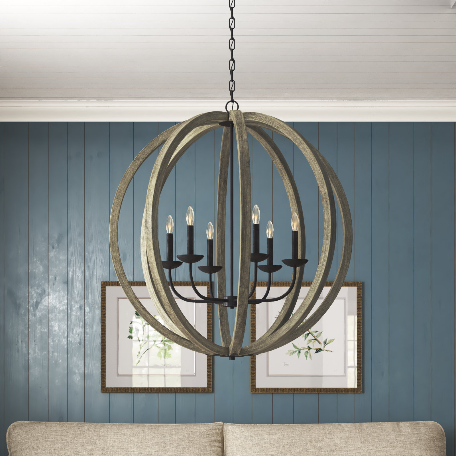 Birch Lane™ Maxwell 6-Light Globe Pendant & Reviews - Wayfair Canada