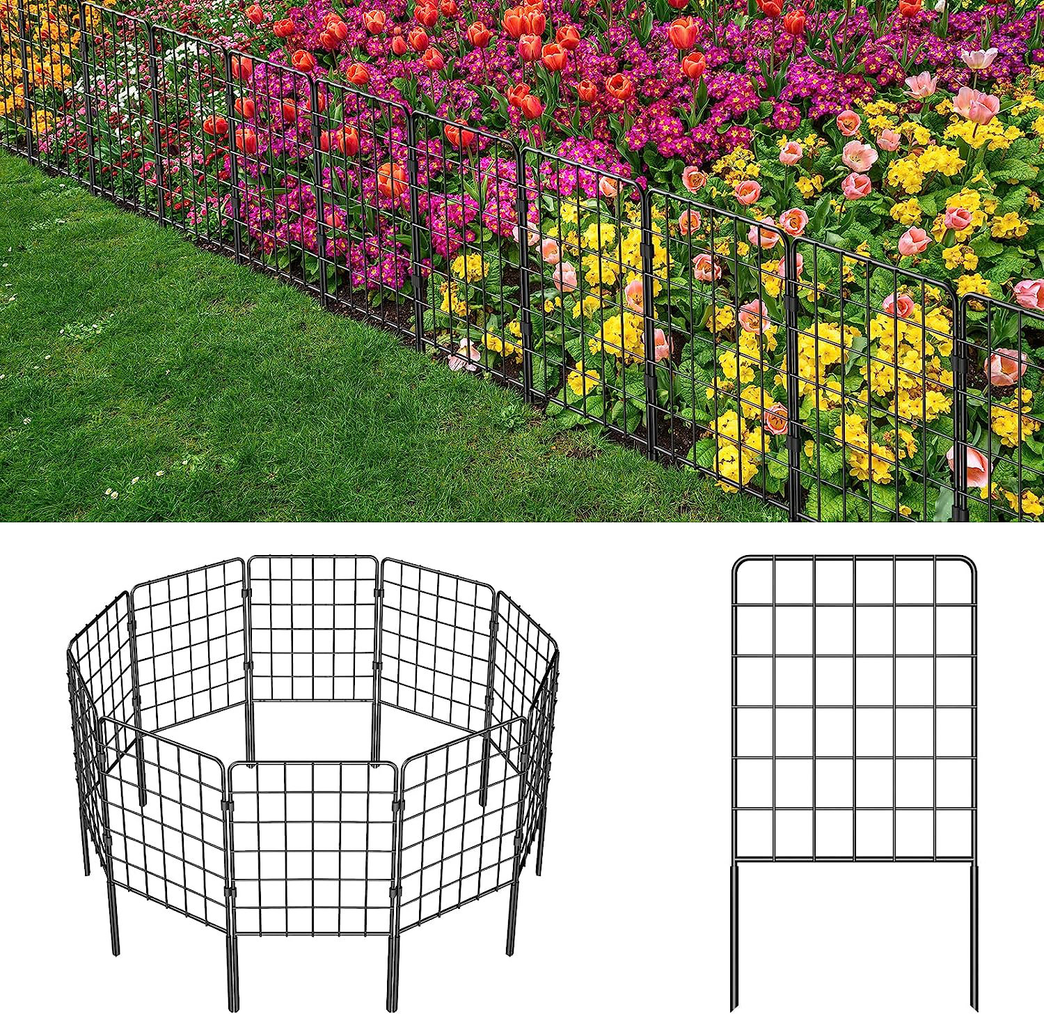 BTY 2 ft. H x 2 ft. W Metal Fencing | Wayfair