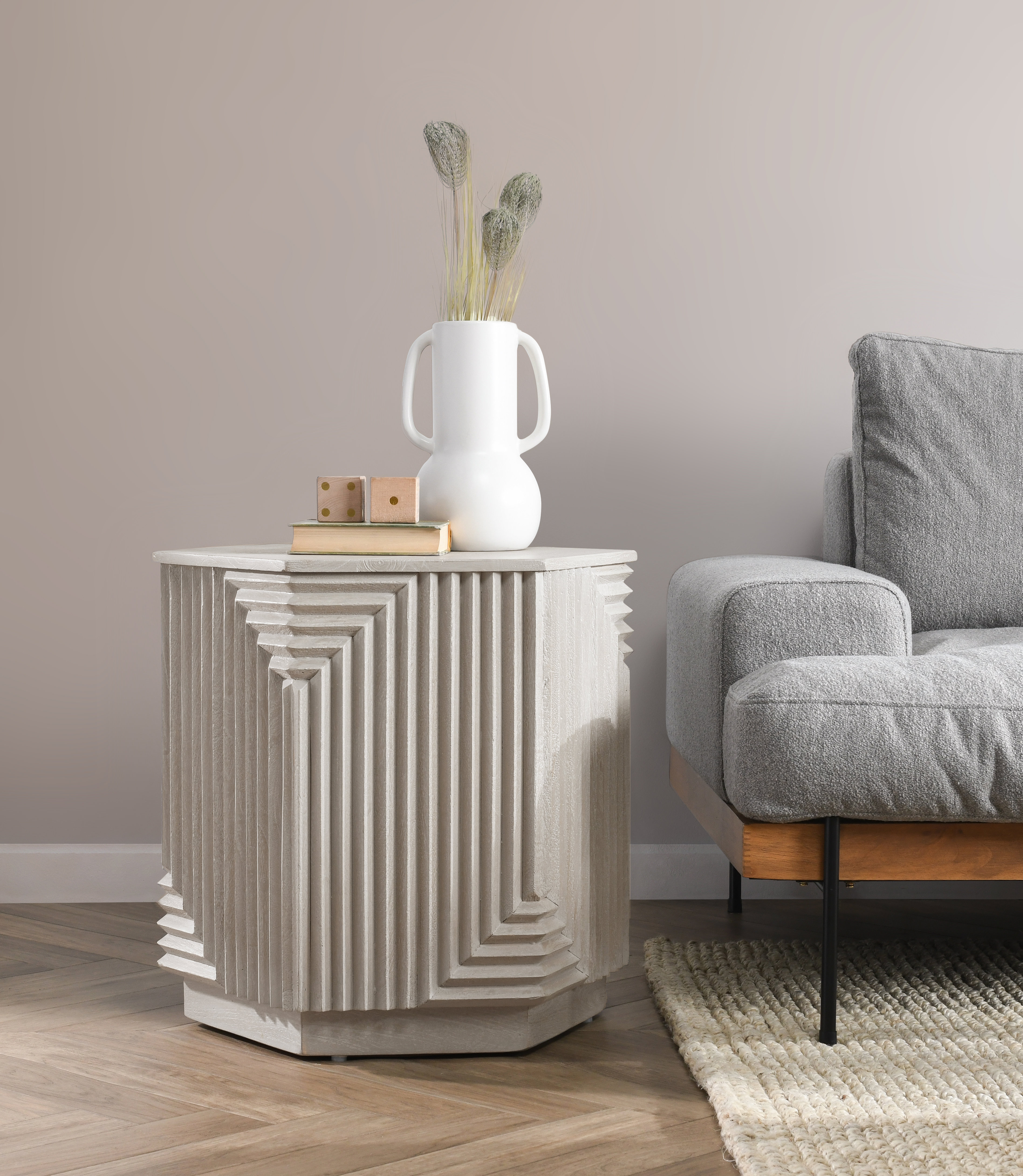 Sand & Stable™ Adabelle Solid Wood Block End Table & Reviews | Wayfair