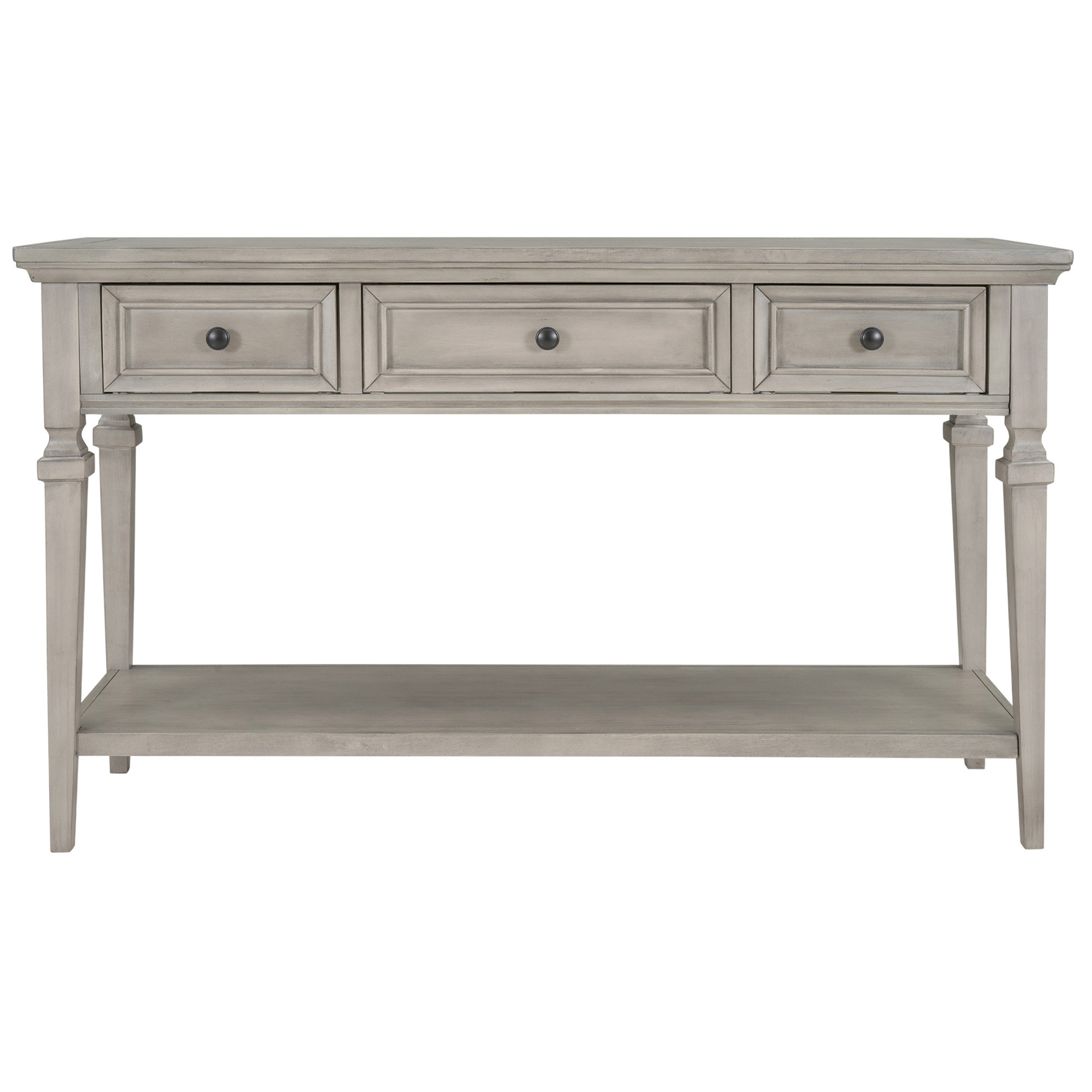 Canora Grey Classic Retro Style Console Table With Three Top Drawers ...