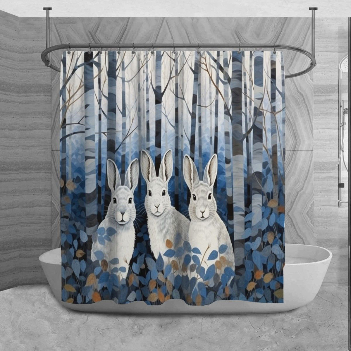 East Urban Home Wivine Shower Curtain | Wayfair