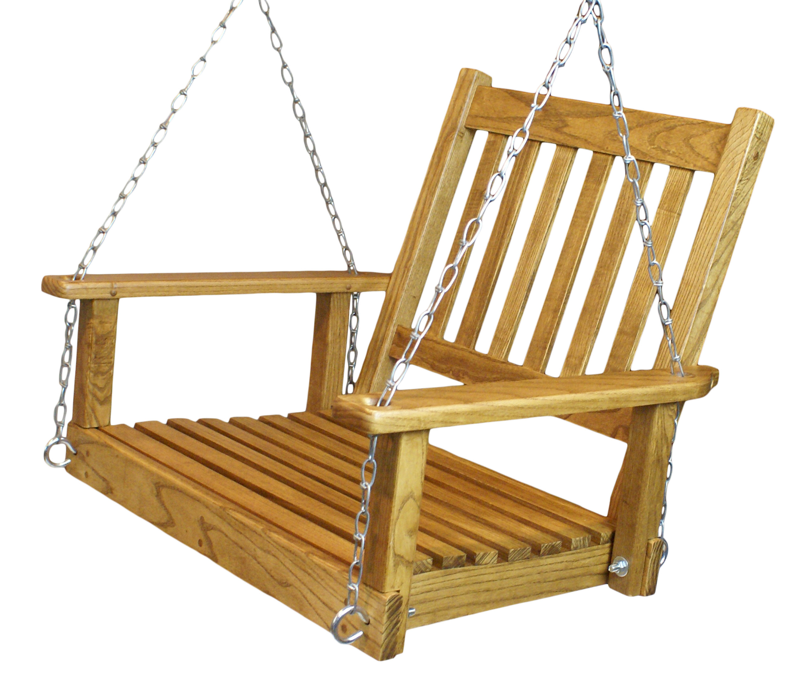 Hinkle Chair Company Single Person Slat Back Porch Swing & Reviews ...