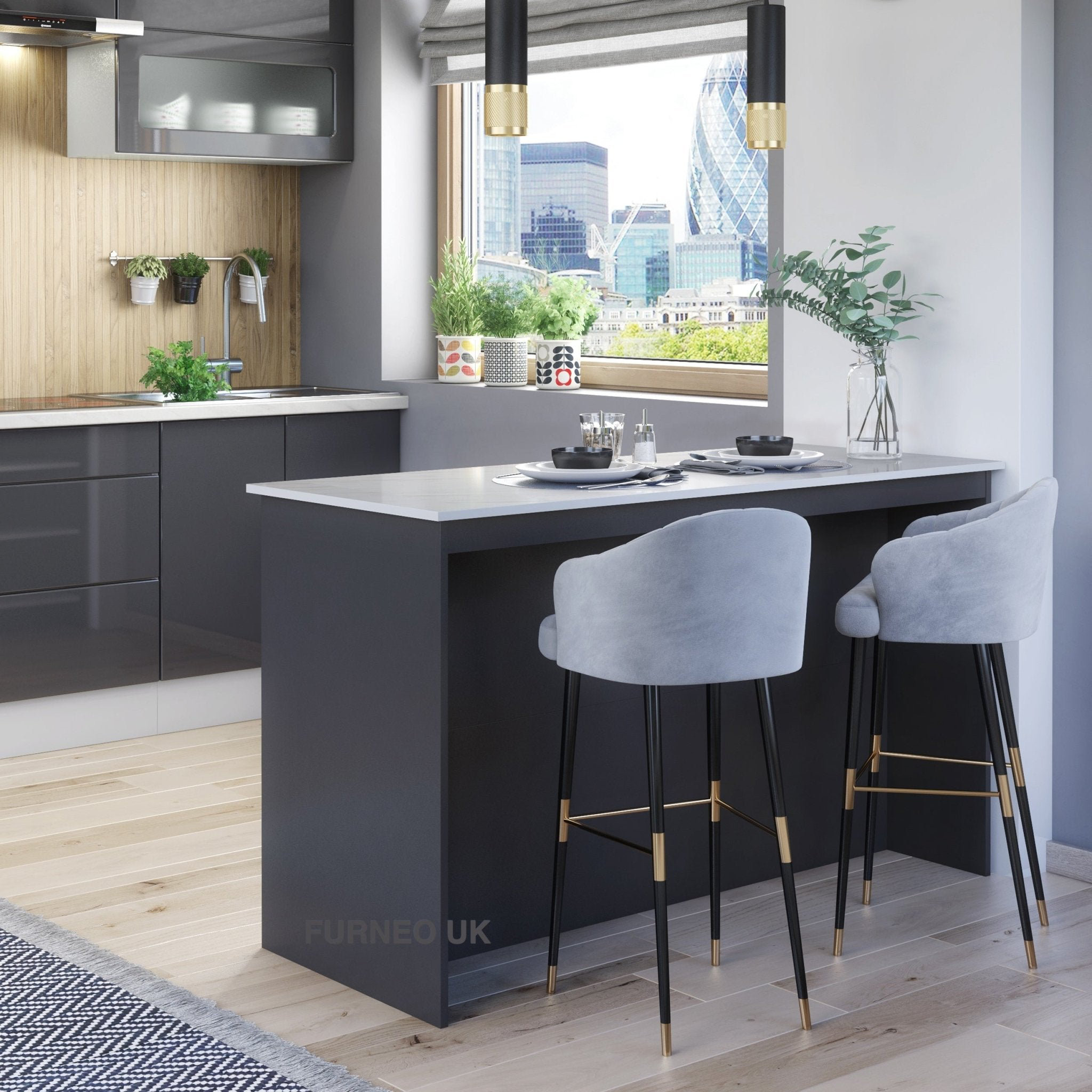 Brayden Studio Bellinda Wood Kitchen Island & Reviews | Wayfair.co.uk
