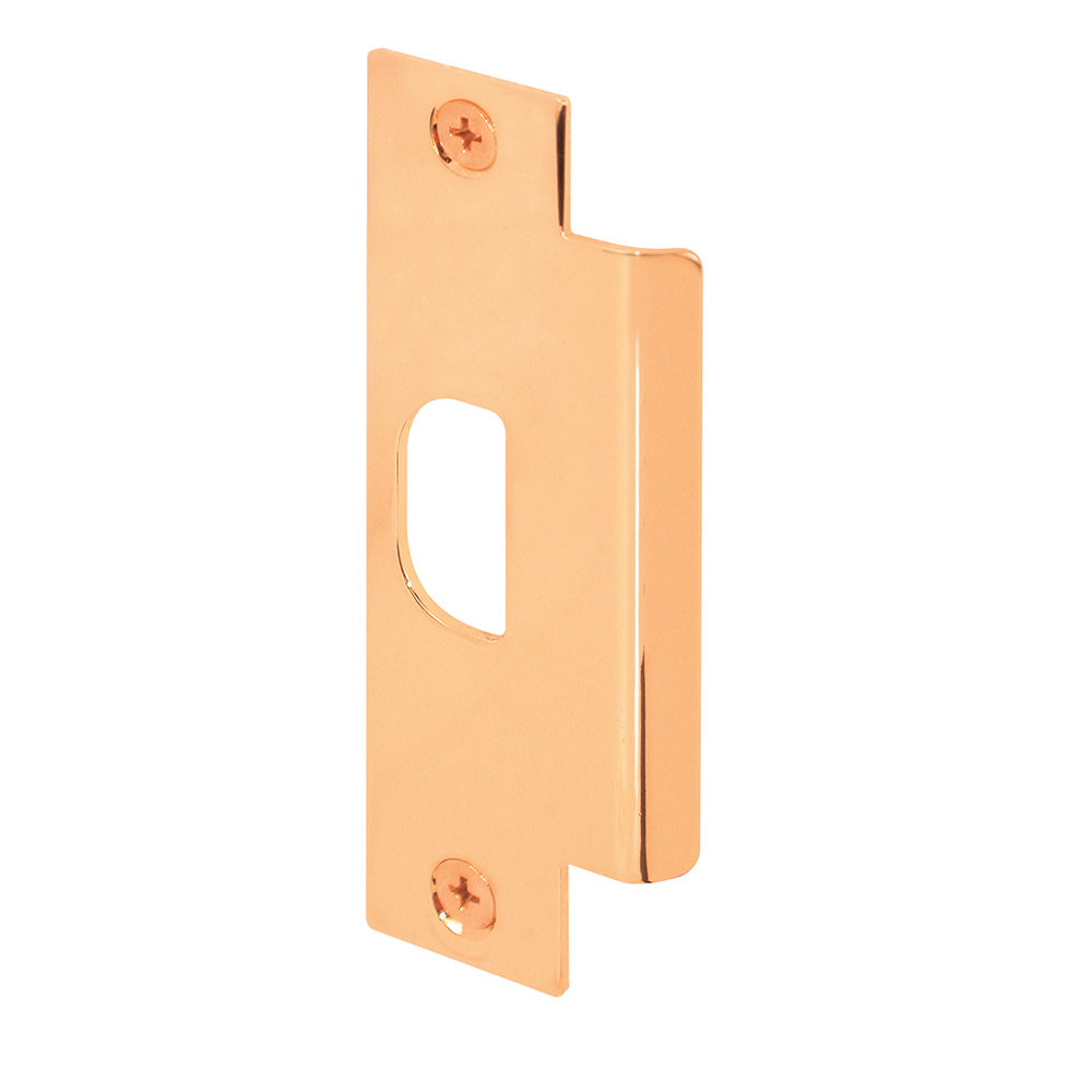 Prime-Line Commercial ASA Door Strike, Brass Plated Steel (Single Pack ...