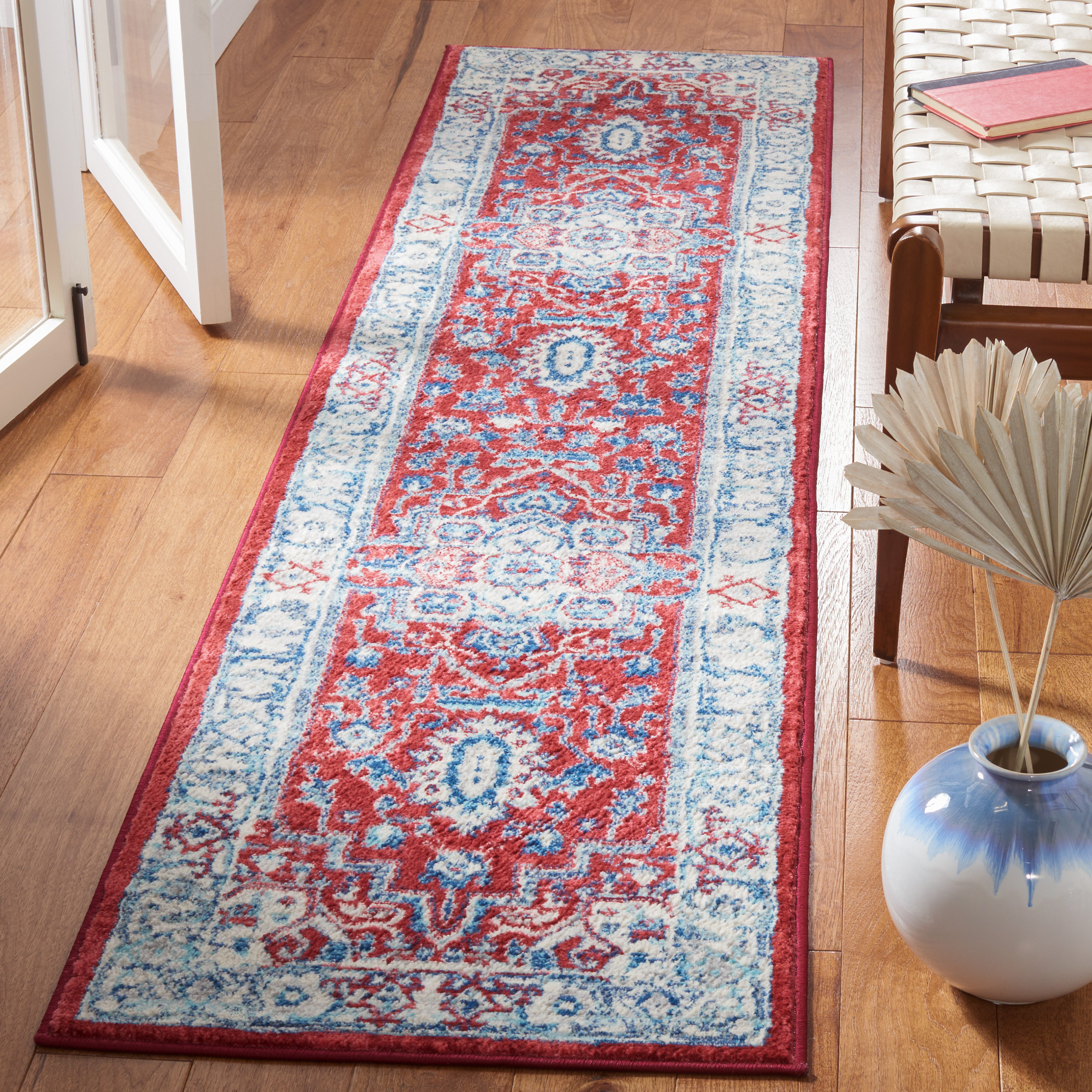 Kelly Clarkson Home Camila 851 Area Rug In Red / Beige | Wayfair
