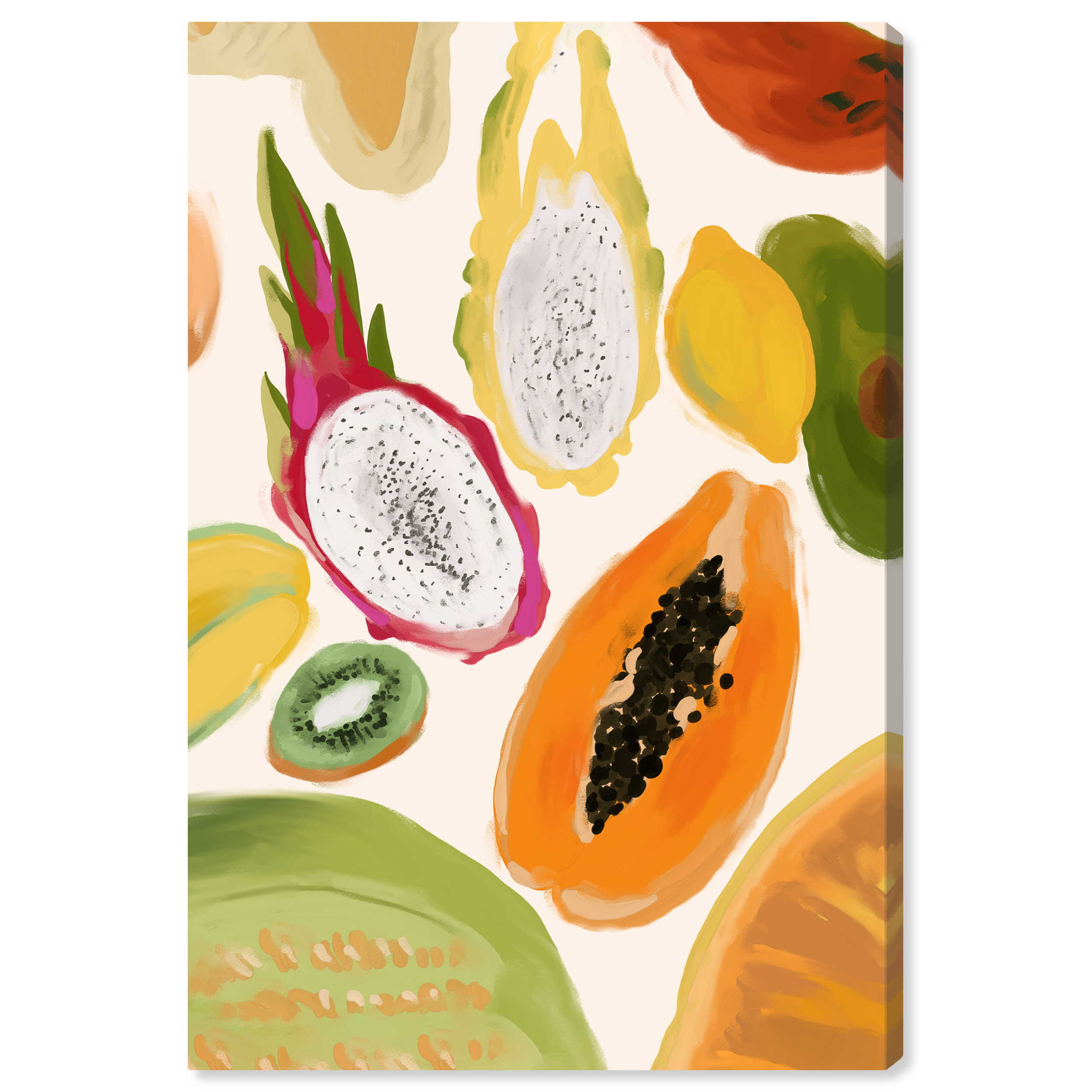 Bay Isle Home™ Kulan Fruit Variety On Canvas by Wynwood Studio Print ...