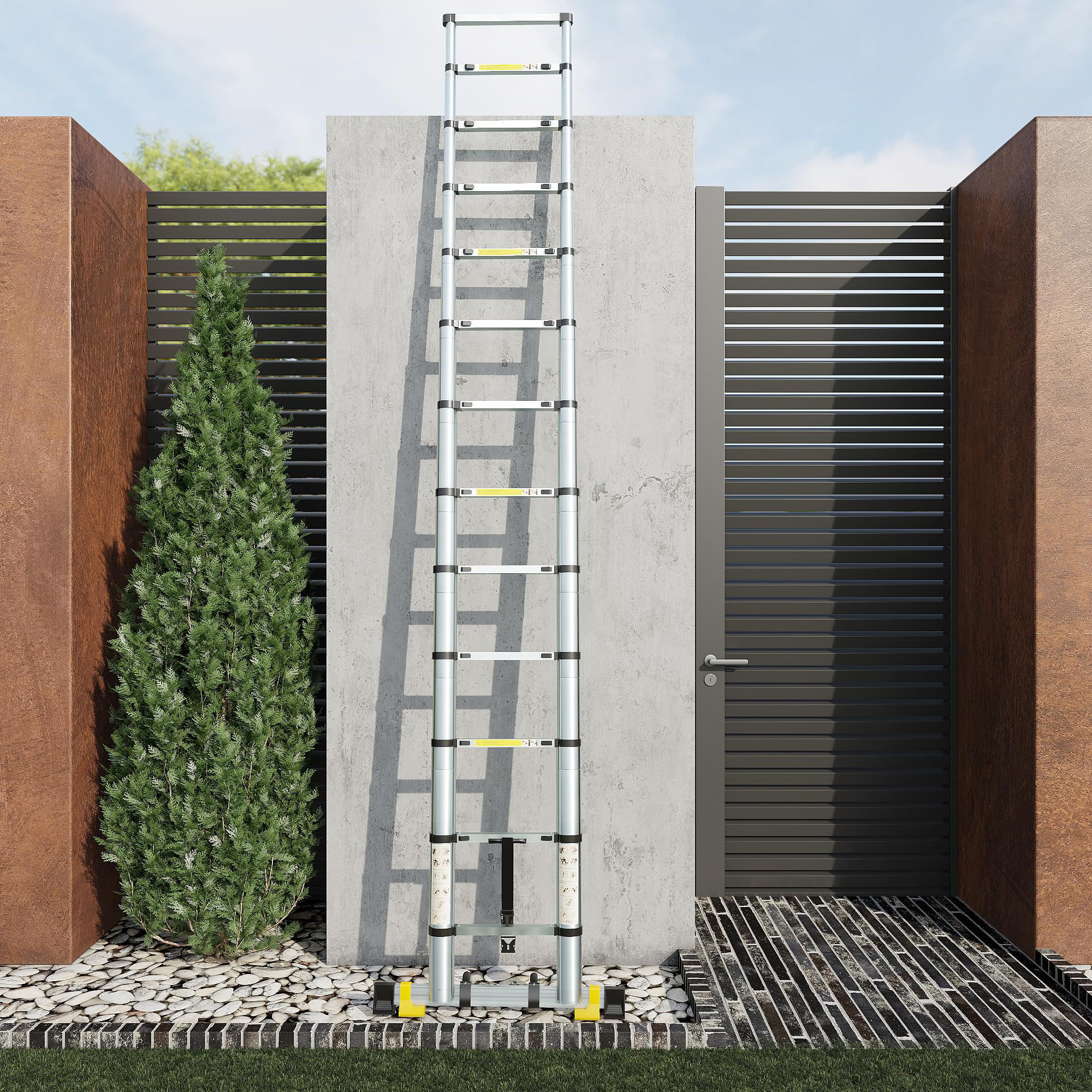 WFX Utility™ Aluminum Lightweight Extension Ladder | Wayfair