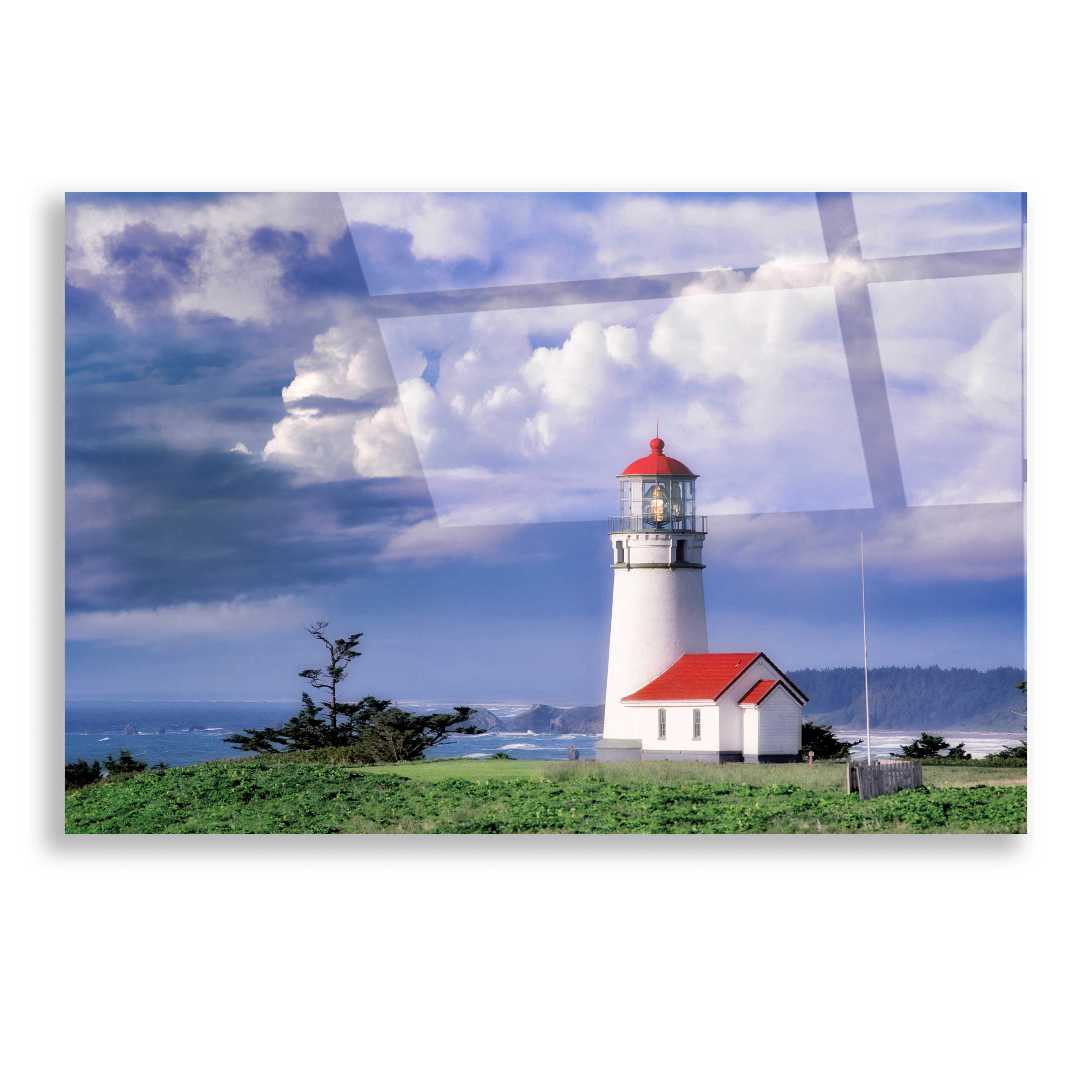 Breakwater Bay Red Roof Lighthouse Red Roof Lighthouse by Dennis Frates ...