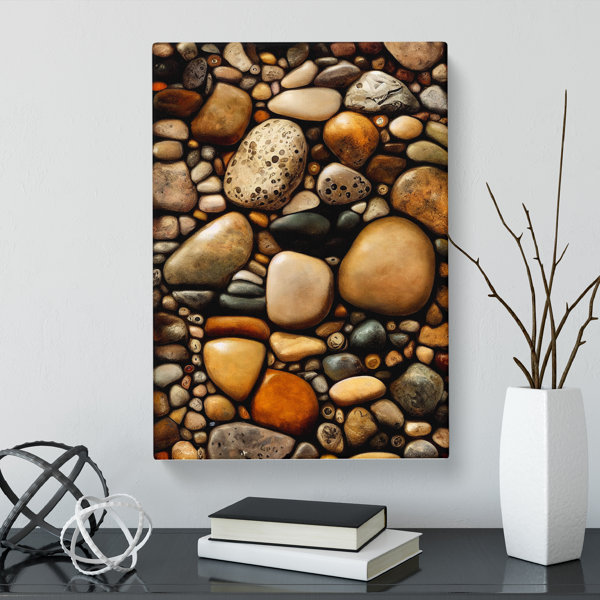 17 Stories CAN-V0523-1791X Pebbles Vol.3 - Wrapped Canvas Art Prints ...