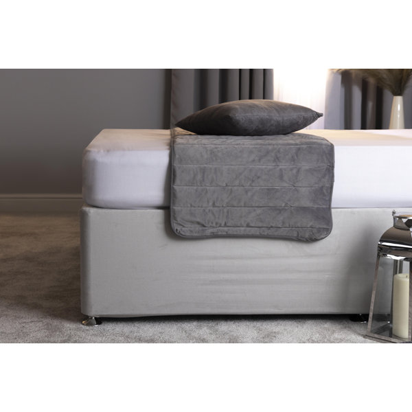 Belledorm Faux suede Base wrap valance & Reviews | Wayfair.co.uk