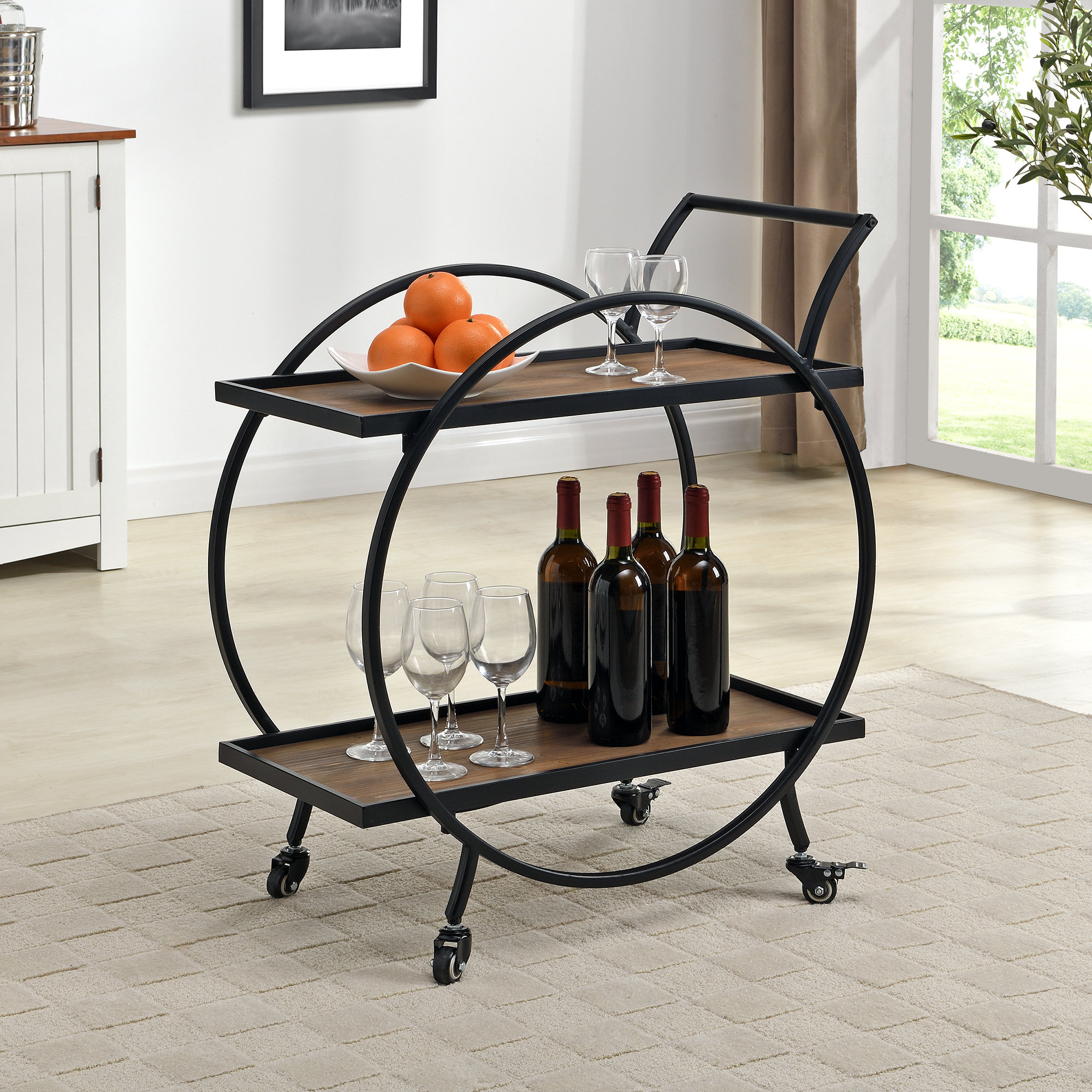 Brayden Studio Barcaldine Odessa Bar Cart & Reviews - Wayfair Canada