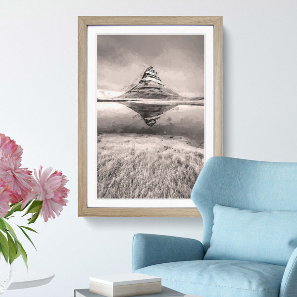 East Urban Home View of Kirkjufell Mountain in Iceland - Picture Frame ...