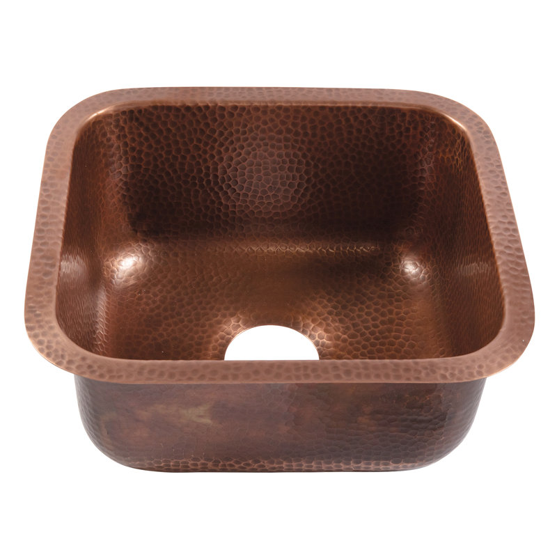 Sinkology Orwell Copper 17" Single Bowl Undermount Kitchen Sink ...