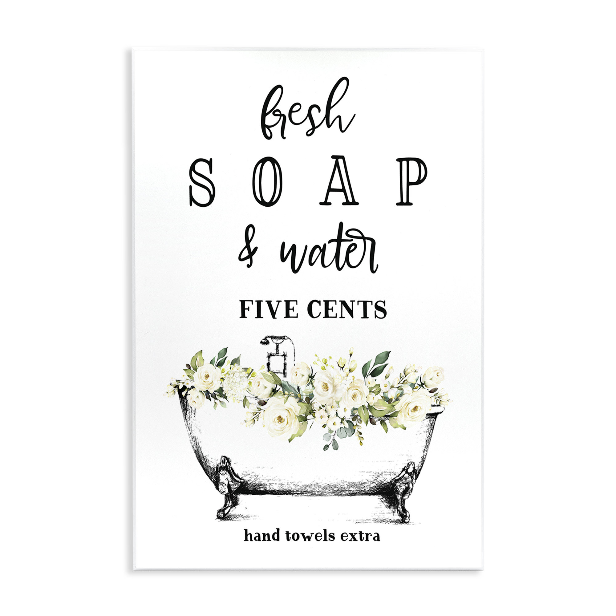 Laurel Foundry Modern Farmhouse® Fresh Soap And Water Bath Tub Bathroom ...