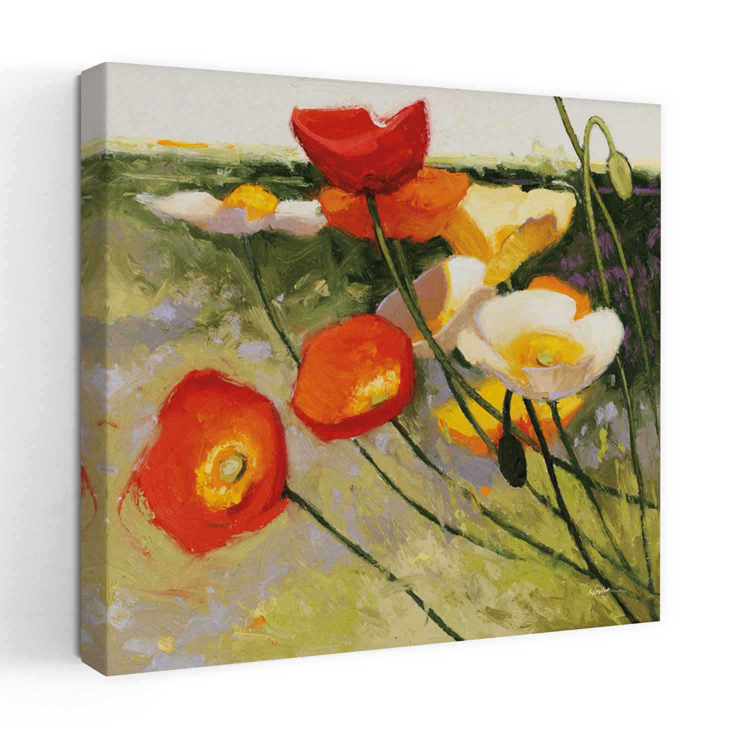 Wildon Home® My Favourite Contemporary Poppy Flower Art - Wayfair Canada