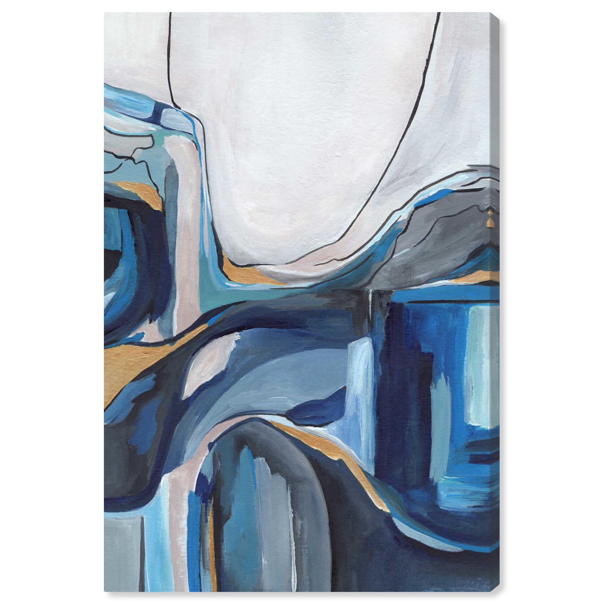Art Remedy Blue Paintings Canvas Mixture of Feelings | Wayfair