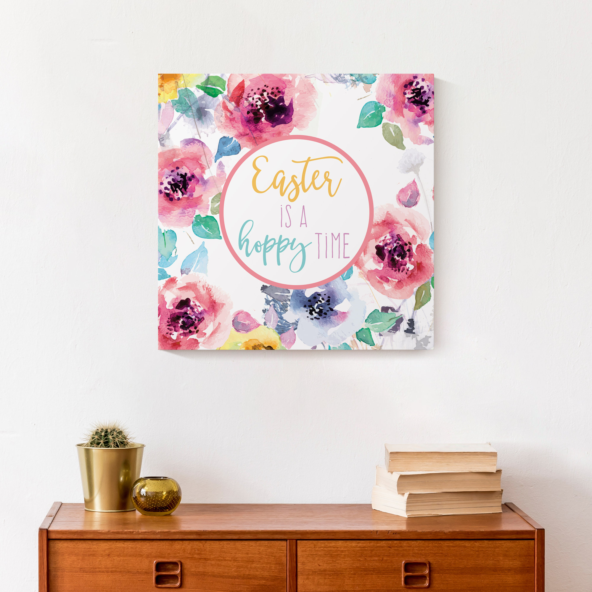 The Holiday Aisle® Hoppy Time - Painting on Canvas | Wayfair
