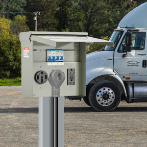 VEVOR Temporary Power Outlet Panel RV Electrical Panel 20 30 50 Amp ...