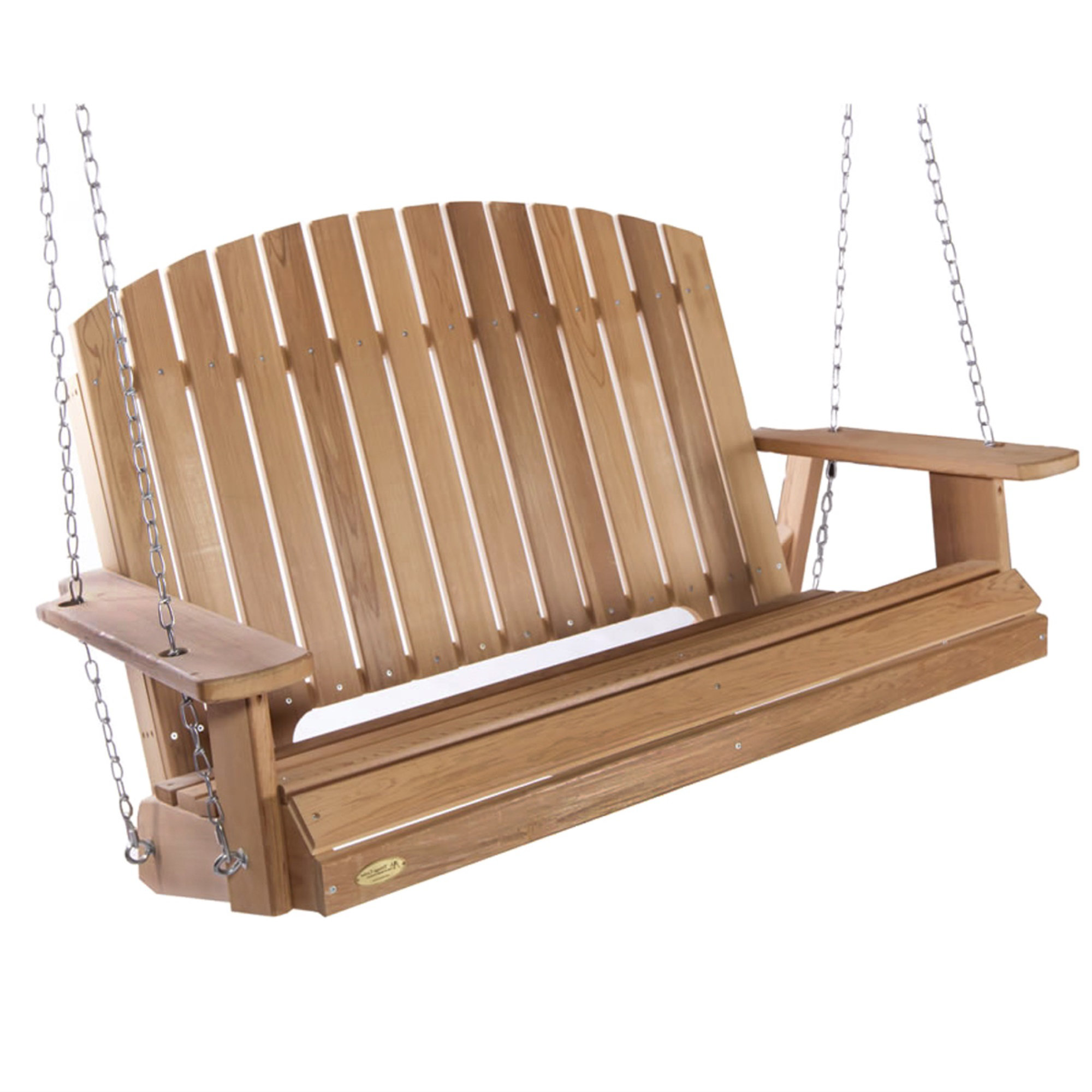 Breakwater Bay Elias Pergola Swing with Comfort Swing Springs | Wayfair