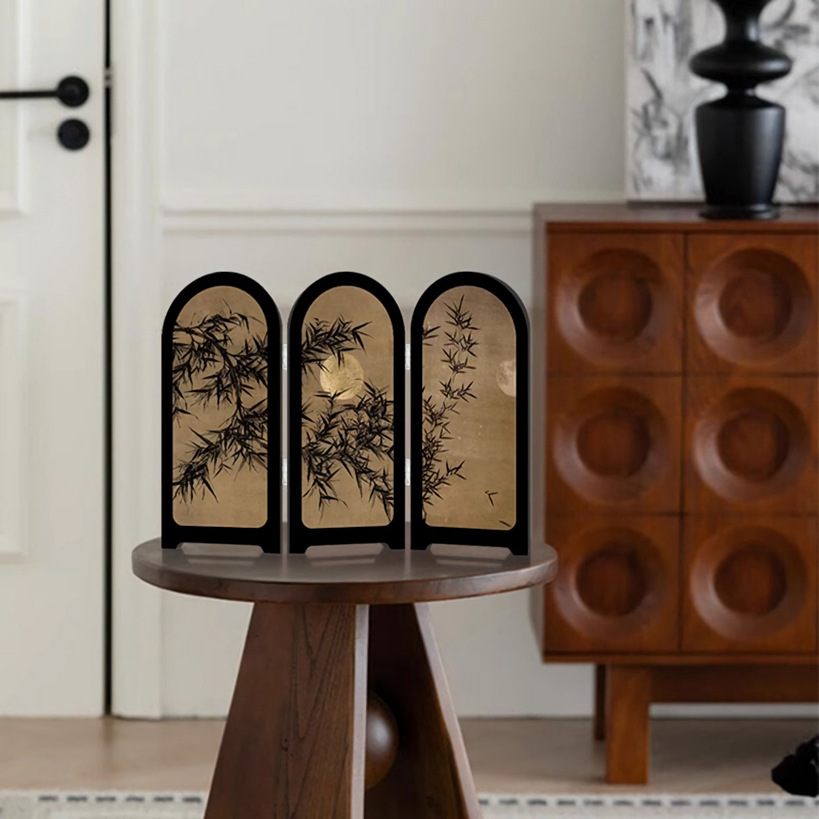 Bay Isle Home™ Vintage Folding Screen Decor - Artistic Desktop Ornament ...