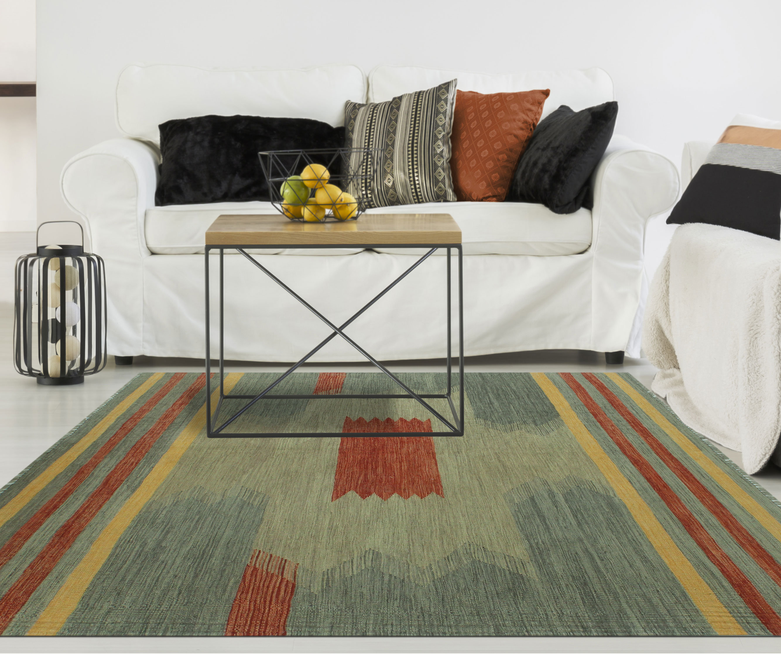 Union Rustic Winchester Kilim Janice Rust Rug | Wayfair