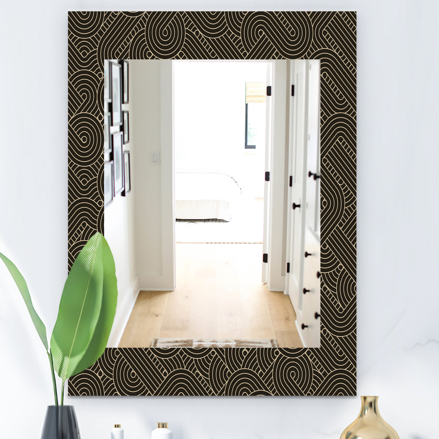 East Urban Home Scandinavian 22 Mid-Century Wall Mirror | Wayfair