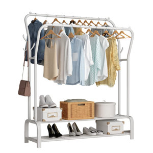 Rebrilliant Nicolien 43.31" Metal Clothing Rack | Wayfair